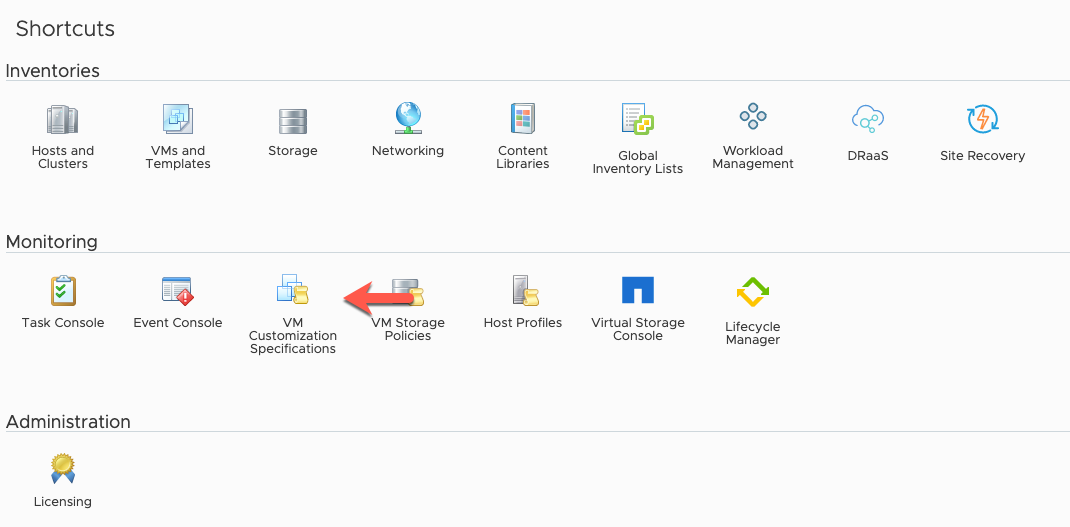 Automate VMware VMs with Customized Specifications – Hybrid Data Center